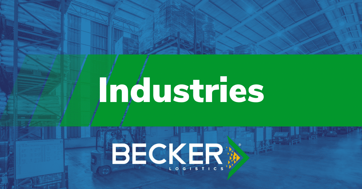 Industries - Becker Logistics