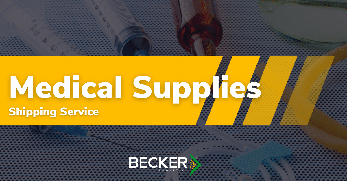 Medical Shipping with Becker Logistics