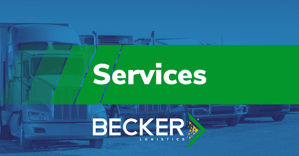 3PL Services Offered by Becker Logistics