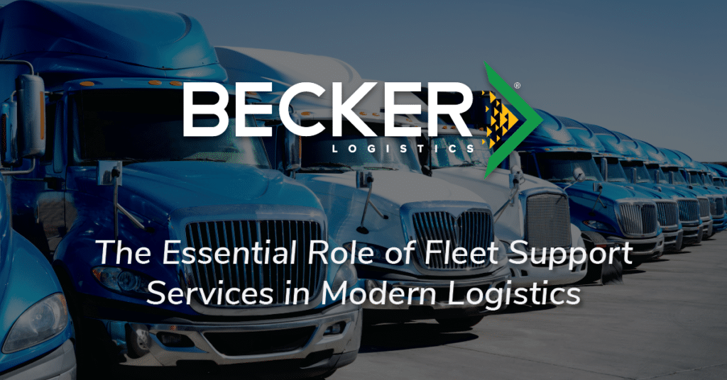 The Essential Role of Fleet Support Services in Modern Logistics